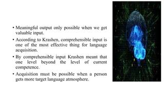 Theory of second language acquisition by Stephen D Krashen.pptx | Education