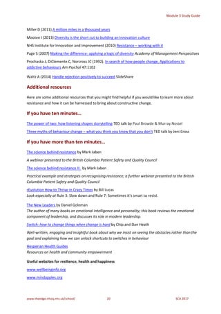 Module 3 study guide - School for Change Agents | PDF