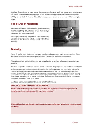 Module 3 study guide - School for Change Agents | PDF