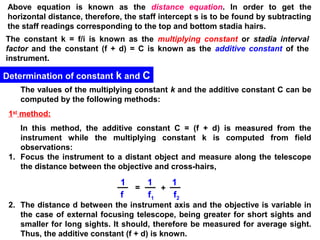 tacheometric surveying | PPT
