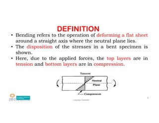 Module 3_Theory of bending operation in sheet metal | PDF