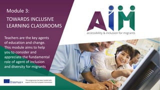 Module 3 towards inclusive learning classrooms | PPT