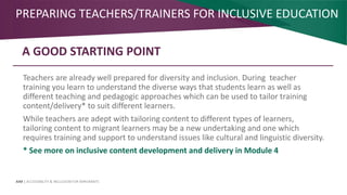 Module 3 towards inclusive learning classrooms | PPTX