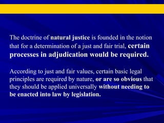 Module 3 What Is Natural Justice | PPT