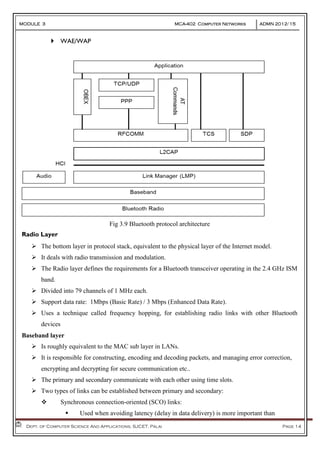 Module 3 wlan,bluetooth vlan | PDF