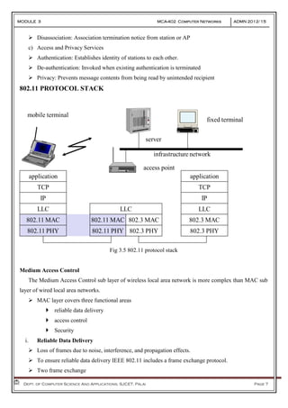 Module 3 wlan,bluetooth vlan | PDF