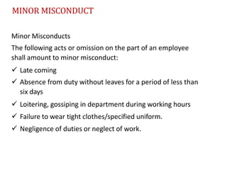 workers discipline and grievance procedure | PPT