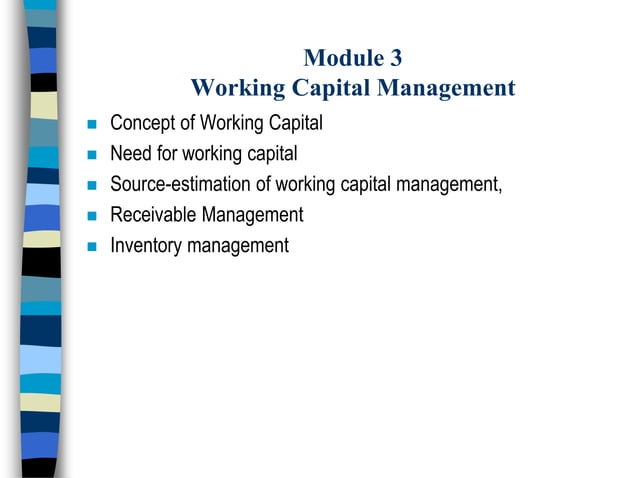 module 3 working capital mgt.ppt