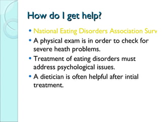 Medical Complications associated with Eating Disorders | PPT