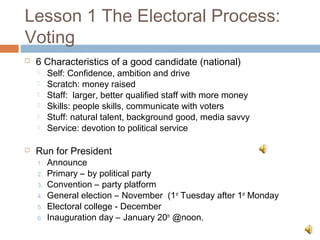 Module 4 | PPS | Elections | Politics
