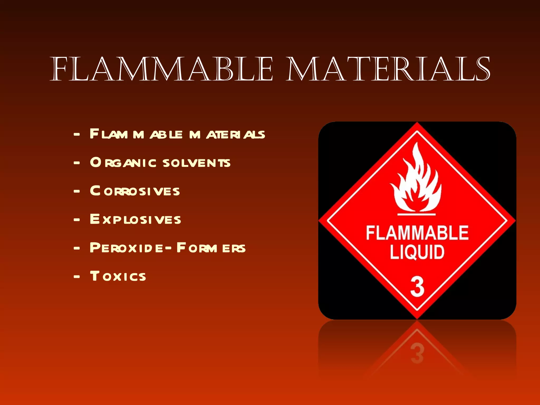 Module4 - Flammable Materials | PPT