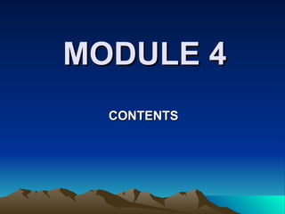 Module 4 | PPT