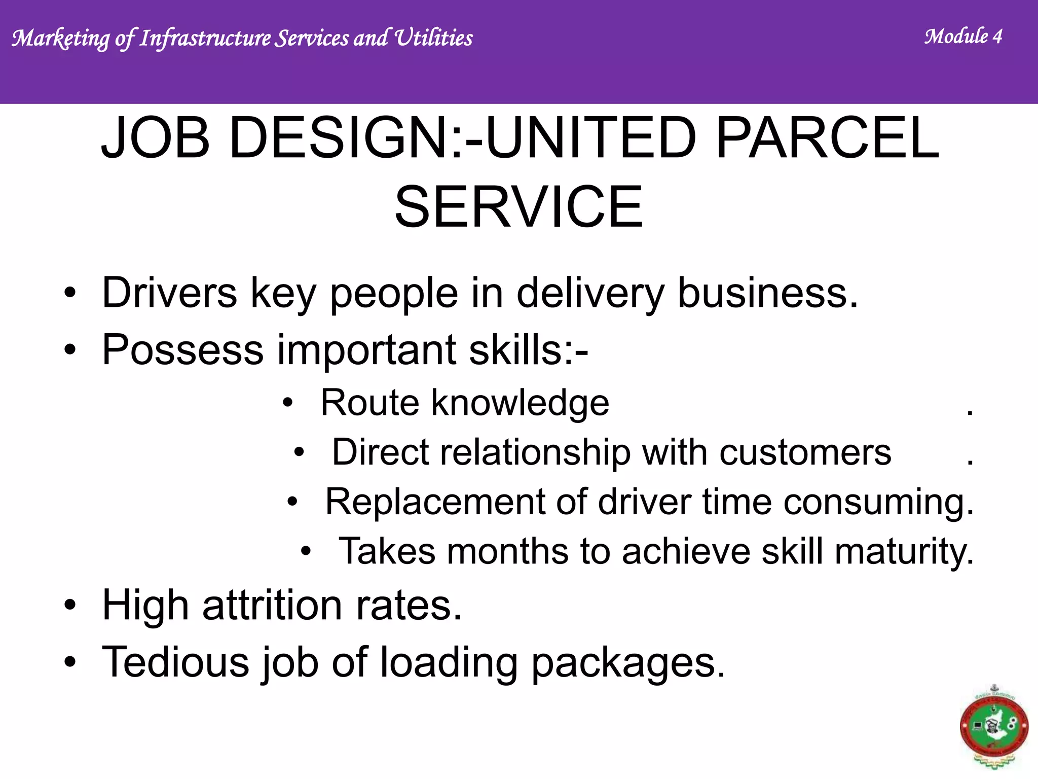 EMPLOYEES ROLE IN SERVICE DELIVERY - Module 4 | PPTX