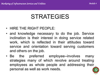 EMPLOYEES ROLE IN SERVICE DELIVERY - Module 4 | PPTX