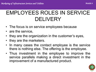 EMPLOYEES ROLE IN SERVICE DELIVERY - Module 4 | PPTX