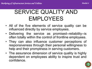 EMPLOYEES ROLE IN SERVICE DELIVERY - Module 4 | PPTX