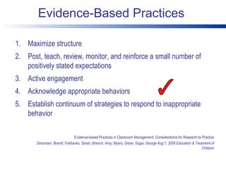 Module 4. use a continuum of strategies to acknowledge appropriate ...