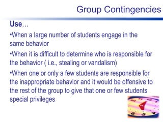 Module 4. use a continuum of strategies to acknowledge appropriate ...