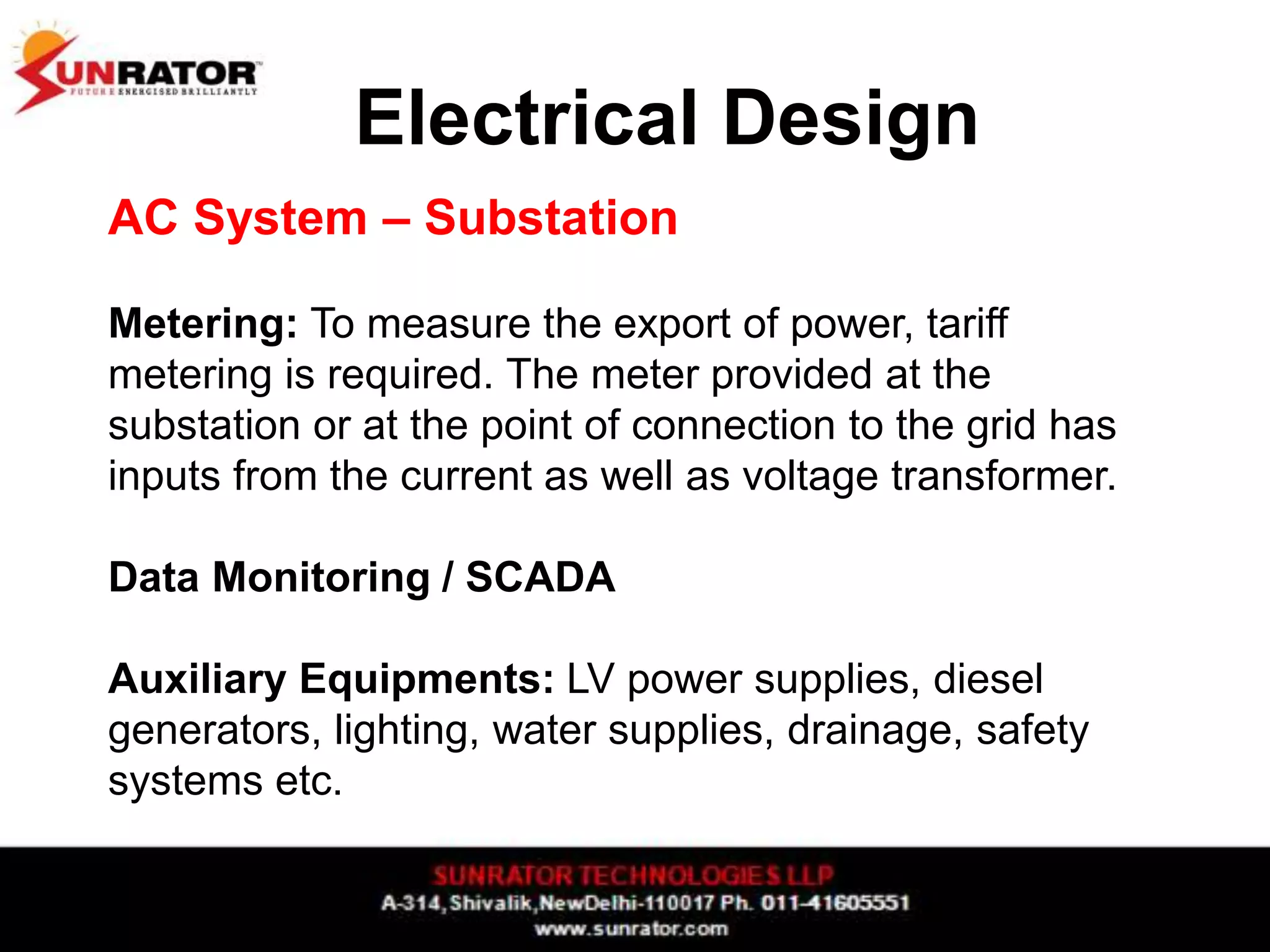 Designing Solar PV Systems ( Utility Scale) | PPTX