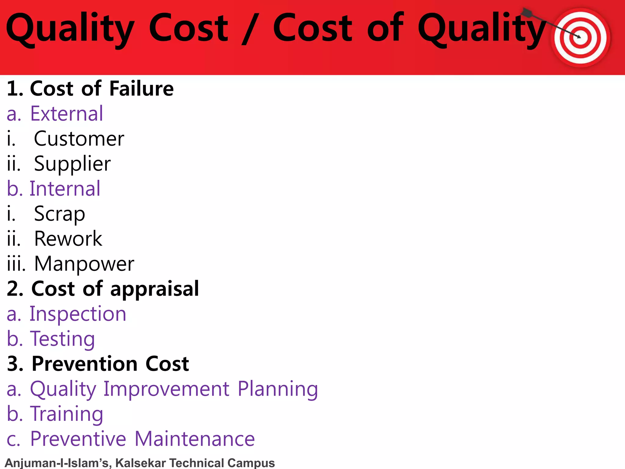 Introduction to Quality Engineering / Quality Control | PDF