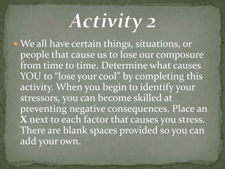 STRESS Module 4 | PPTX | Education