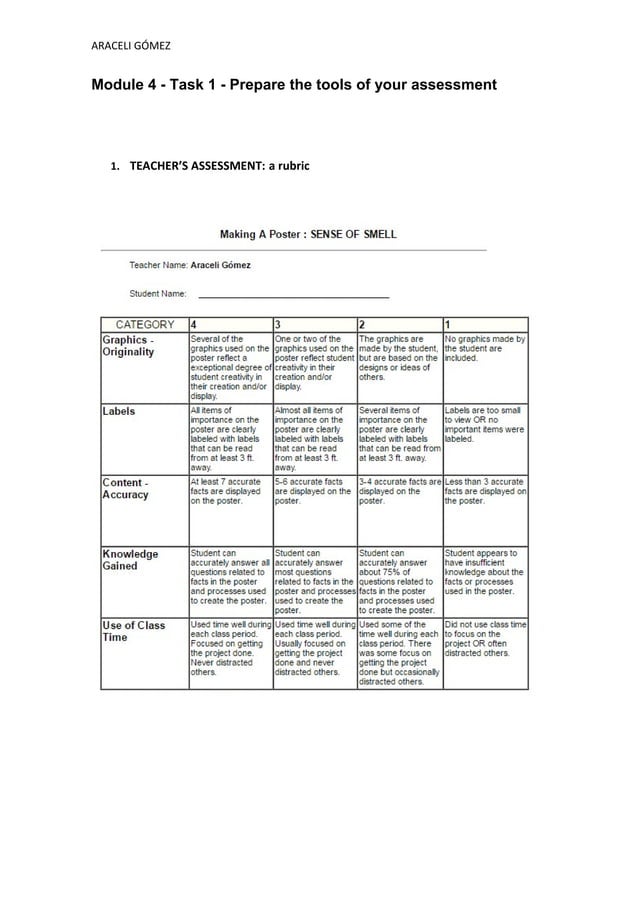 Module 4. task1. araceli gómez | PDF