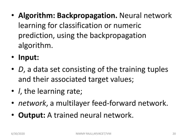 CS 402 DATAMINING AND WAREHOUSING -MODULE 4 | PPTX