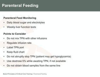 Module 4.2 Parenteral Feeding | PPT