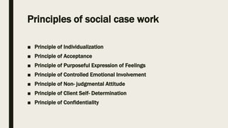 Social case work and social group work | PPTX