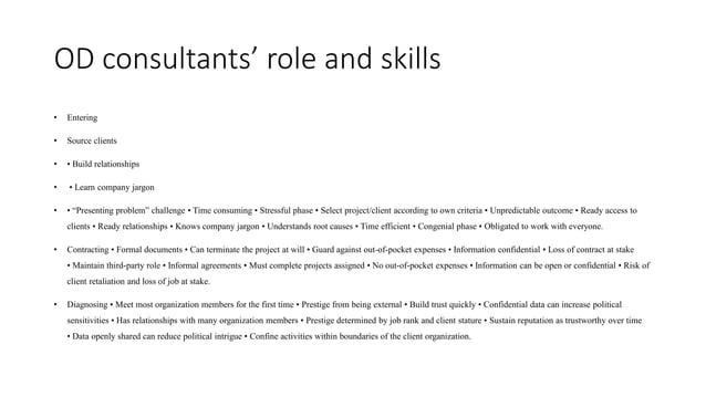 Module 4.pptx OD Consultants | PPTX | Management Consulting Industry | Industries