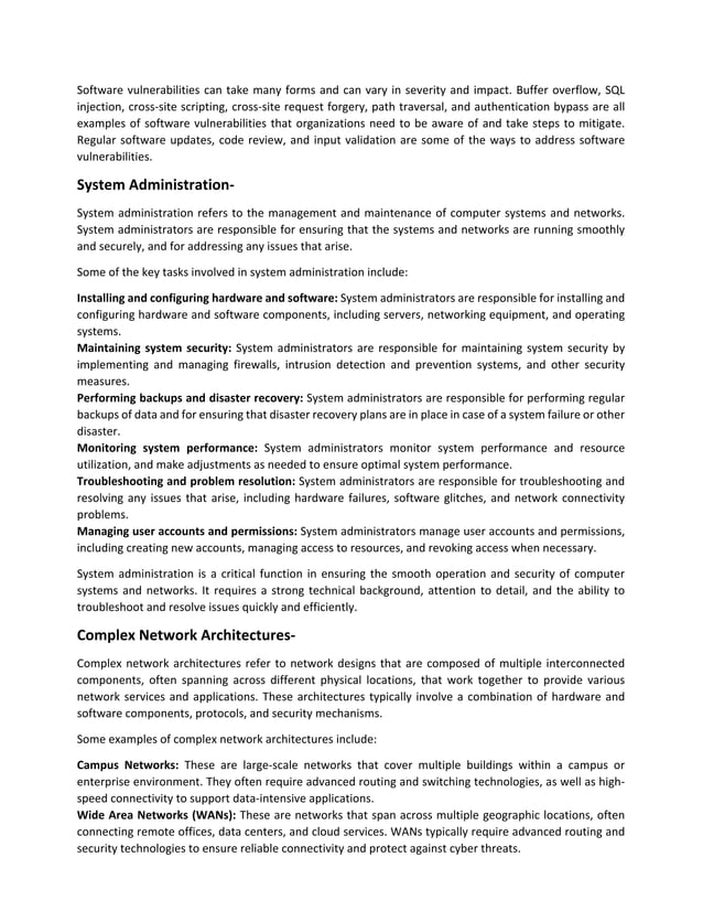 Module 4 Cyber Security Vulnerabilities& Safe Guards | PDF