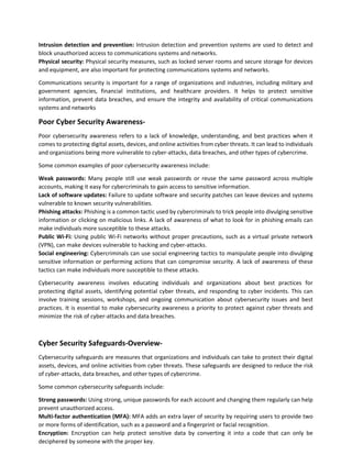 Module 4 Cyber Security Vulnerabilities& Safe Guards | PDF