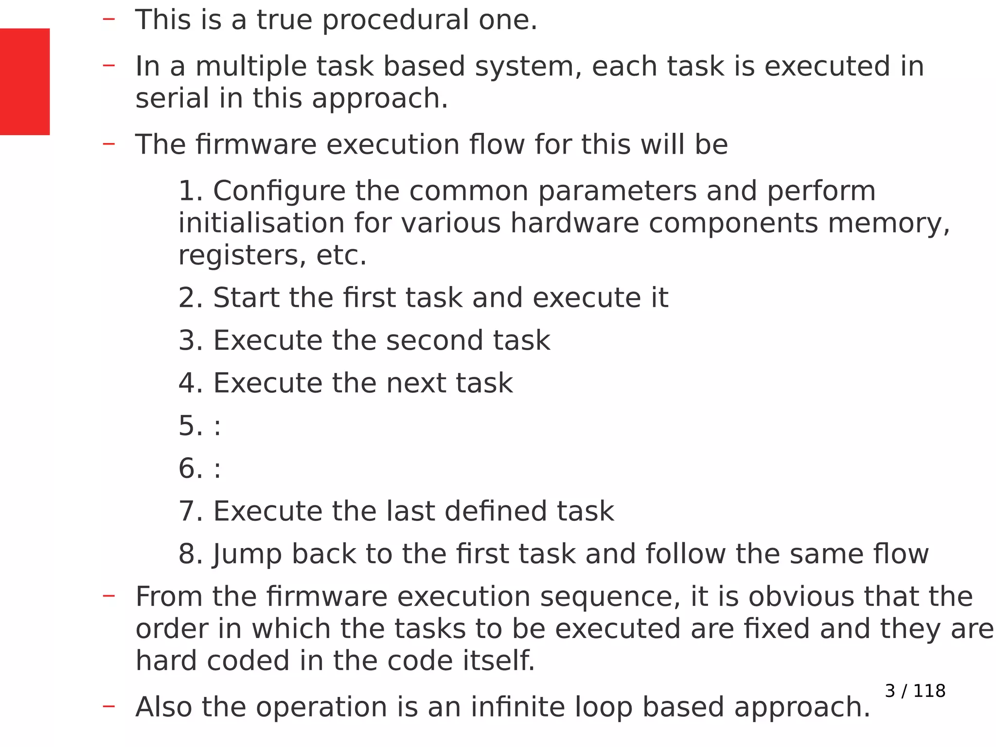 Embedded Firmware Design and Development, and EDLC | PPT