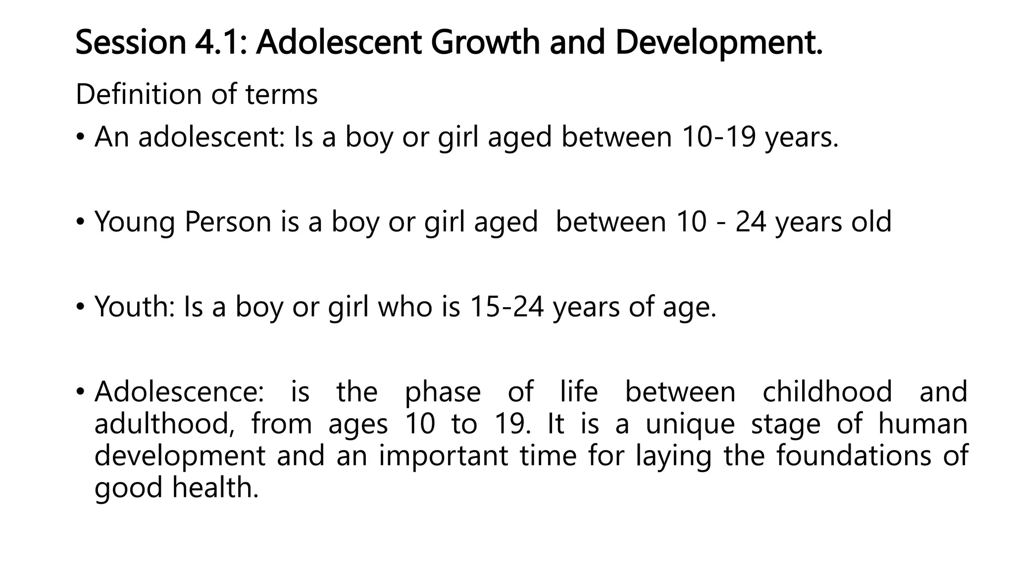 MODULE 4. UNDERSTANDING GROWTH AND DEVELOPMENT, SEXUALITY AND LIFE ...