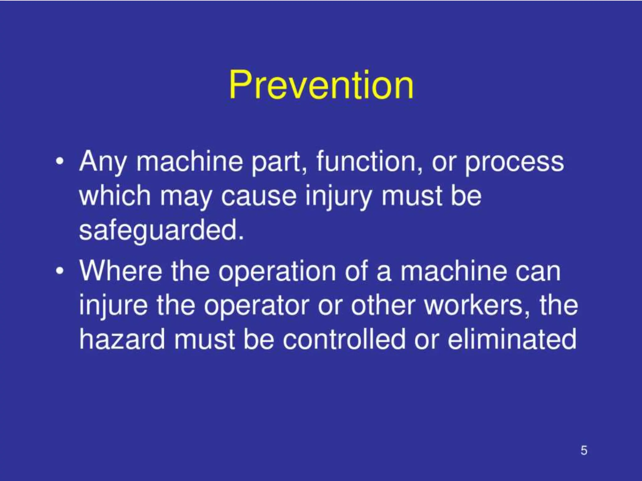 Safety hazards in machines -material handling | PPT