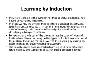 Module 4.pptx.pdf:Types of Learning in AI | PDF