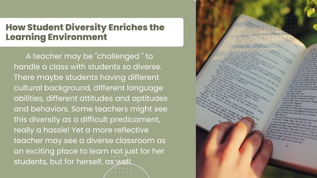 facilitating learning, module 4, student diversity | PPTX