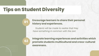 facilitating learning, module 4, student diversity | PPTX