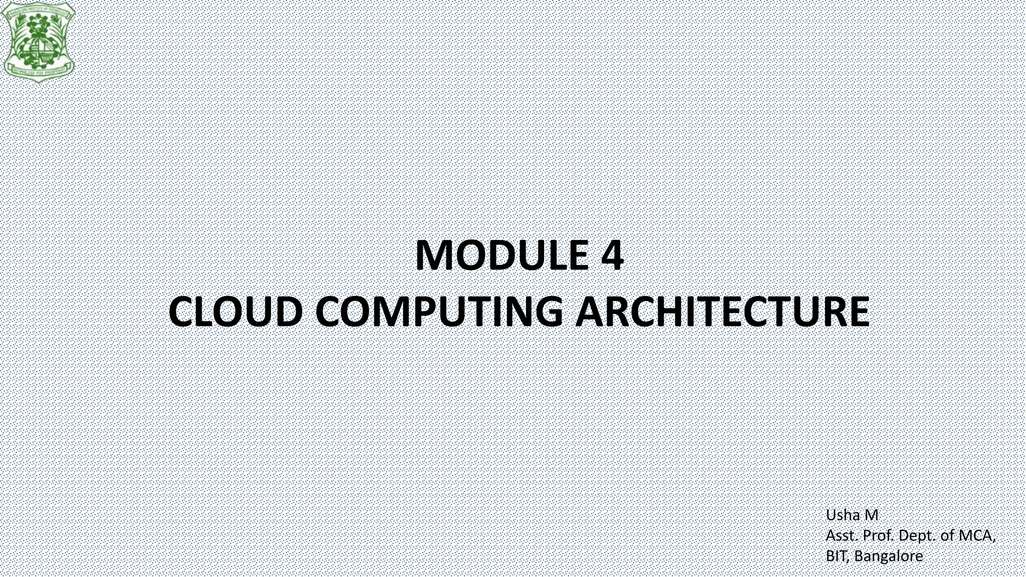 Module Four Notes For Blockchain Technology Ppt 5653