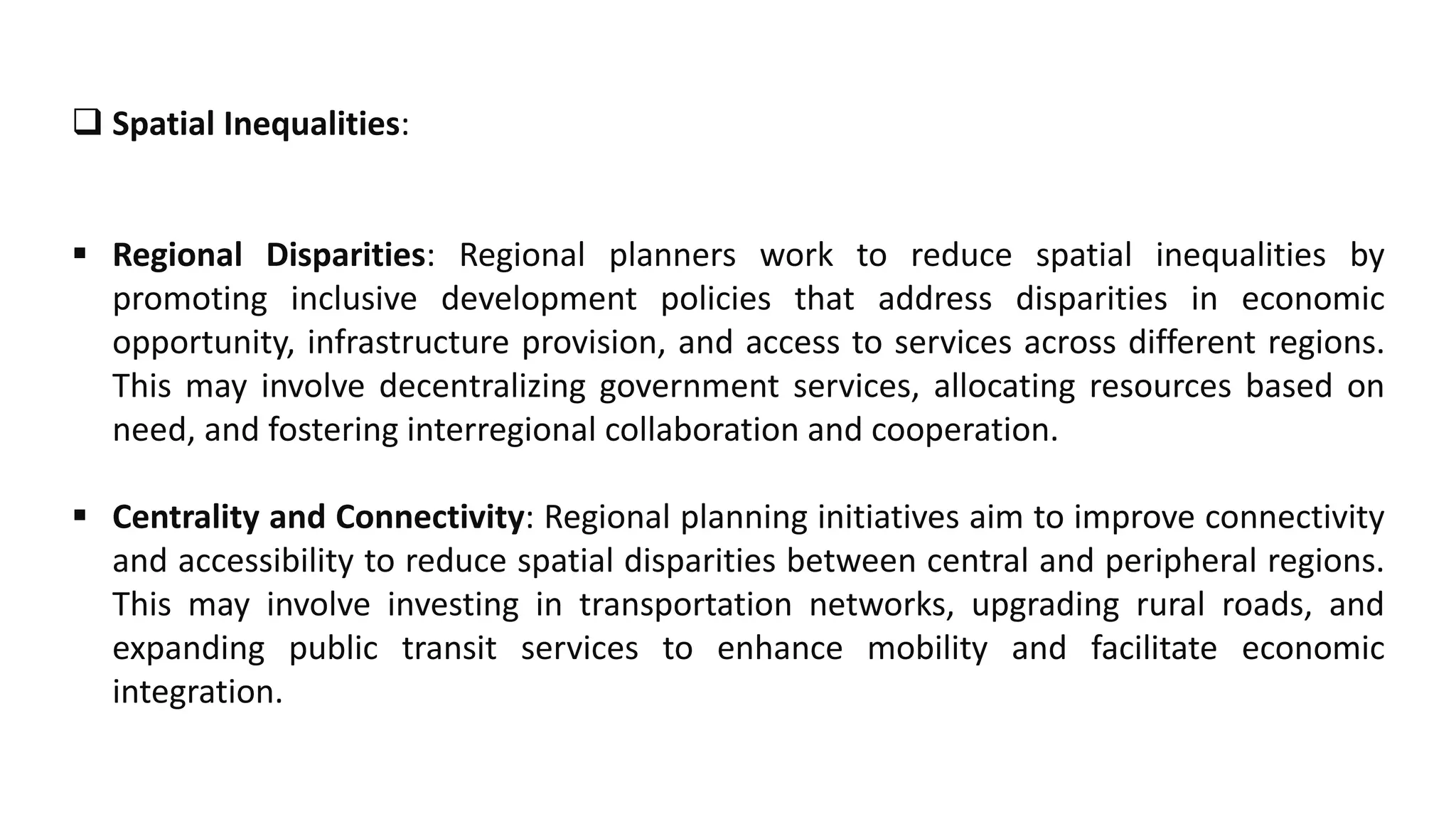 Regional Planning and Development, urban | PPTX