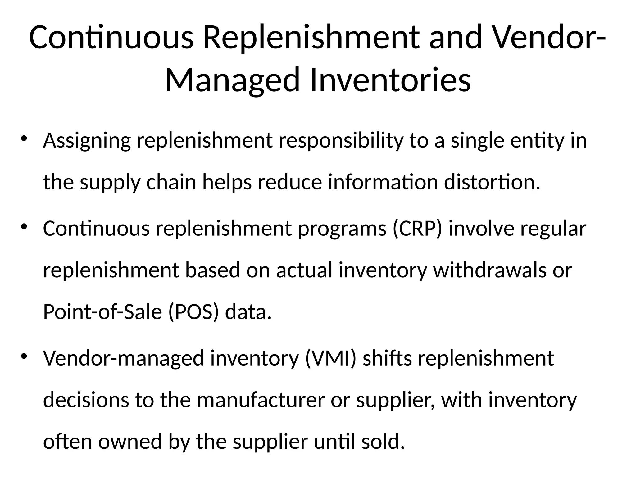 Supply Chain Management SCM Module Four 04 | PPTX | Logistics and ...