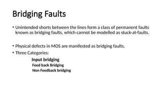 VLSI testing.failures andFaults in digital ciruits | PPTX | Physics ...