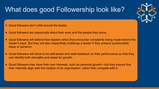 Presentation on Followership in Team Research | PPTX