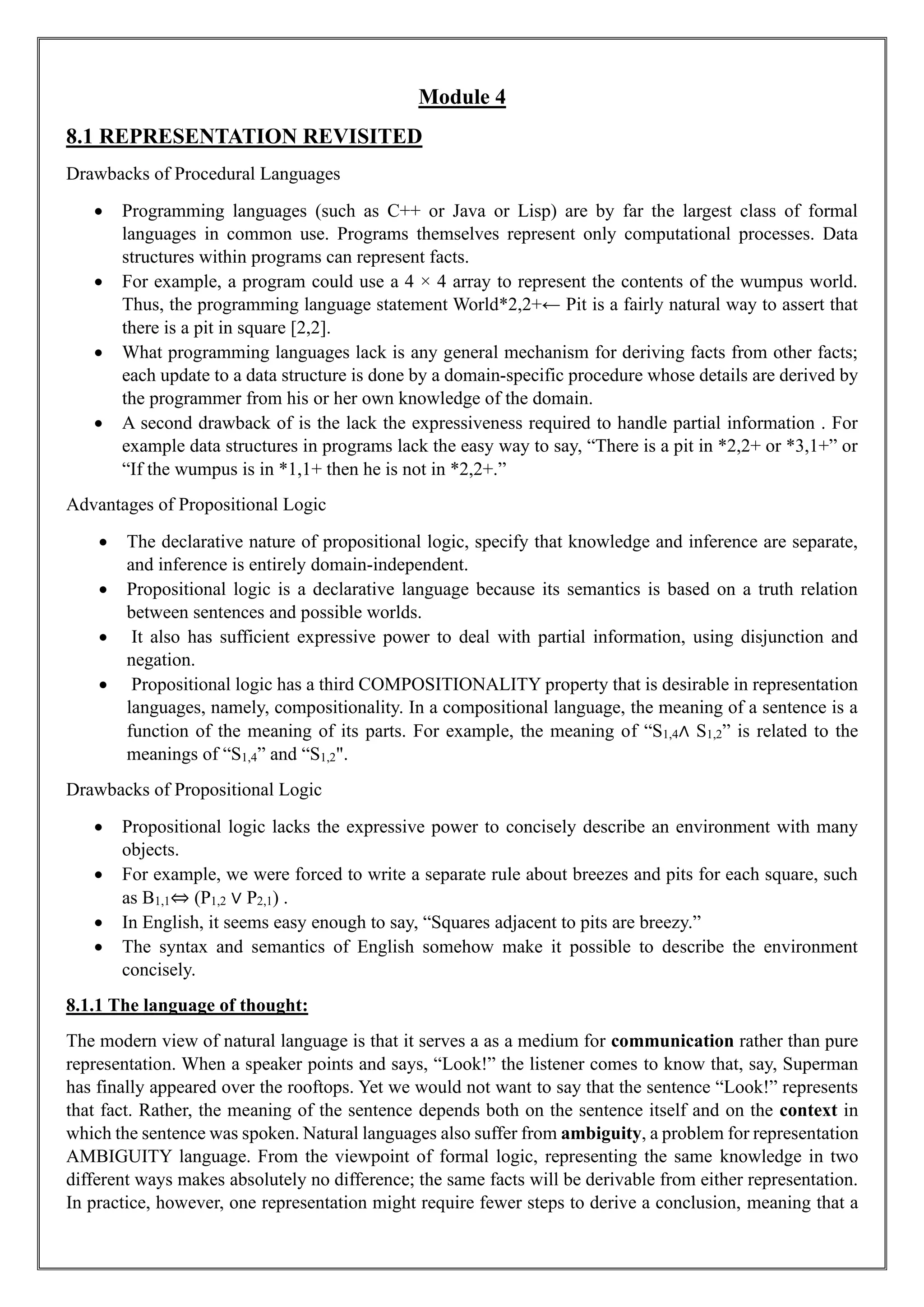 BCS515B Module 4 vtu notes : Artificial Intelligence Module 4 .pdf