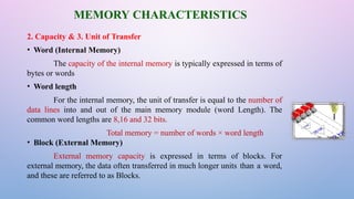 computer architecture memory system organization | PPTX
