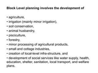 Evolution and Structure of Multi-Level Planning in India | PPTX