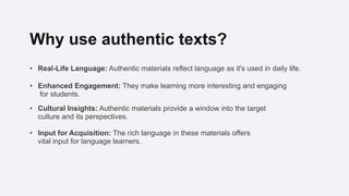 Module 4 - Authentic Texts in WL Instruction.pptx