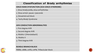 Module 4 av block and bradyarrythmias-1 | PPTX