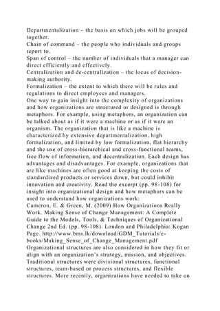 Module 4 - BackgroundOrganizational Structure and CultureRequi.docx