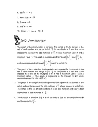 Module 4 circular function | PDF